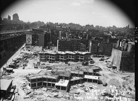 necesCity: pictures from the past where Baruch Houses were developing